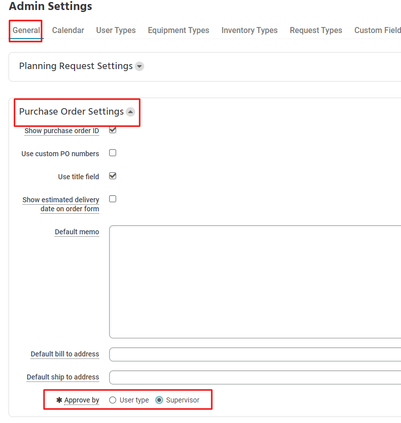 Setting Up Your Purchase Order Module – Help Center - Facilities ...