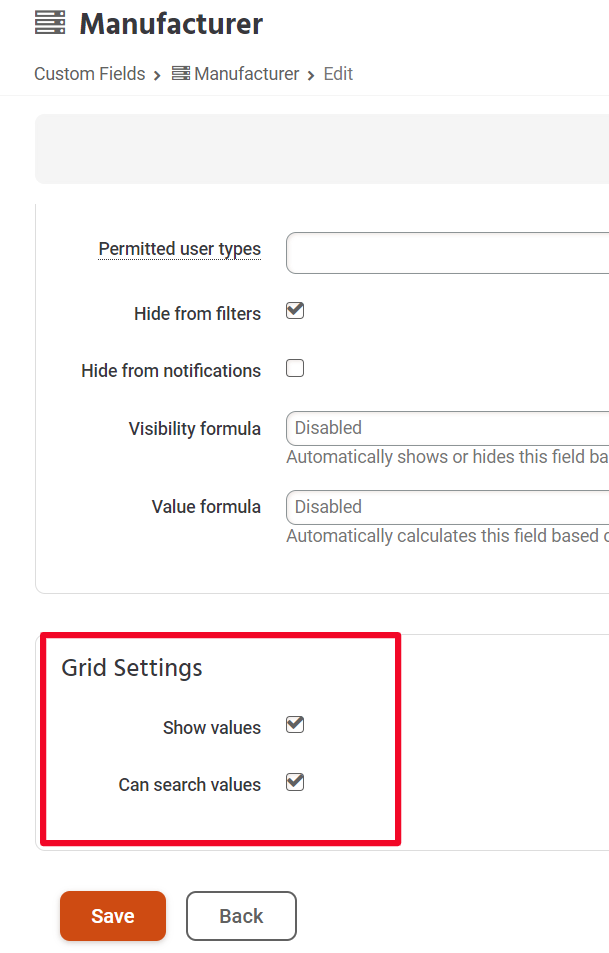 How can I search the grid view for items in a custom field? – Help ...