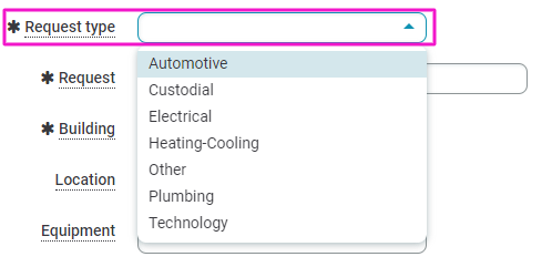 Creating a Maintenance Request – Help Center - Facilities Management ...