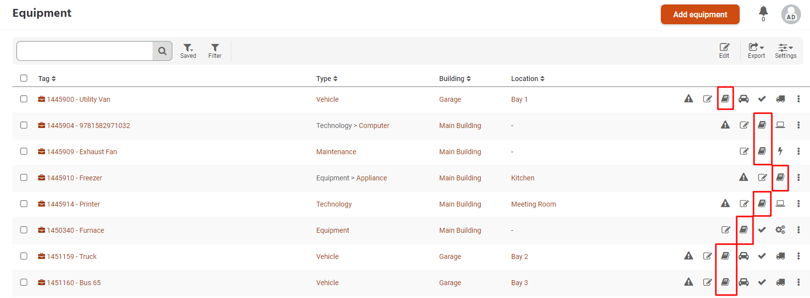 What Are Equipment Logs? – Help Center - Facilities Management eXpress