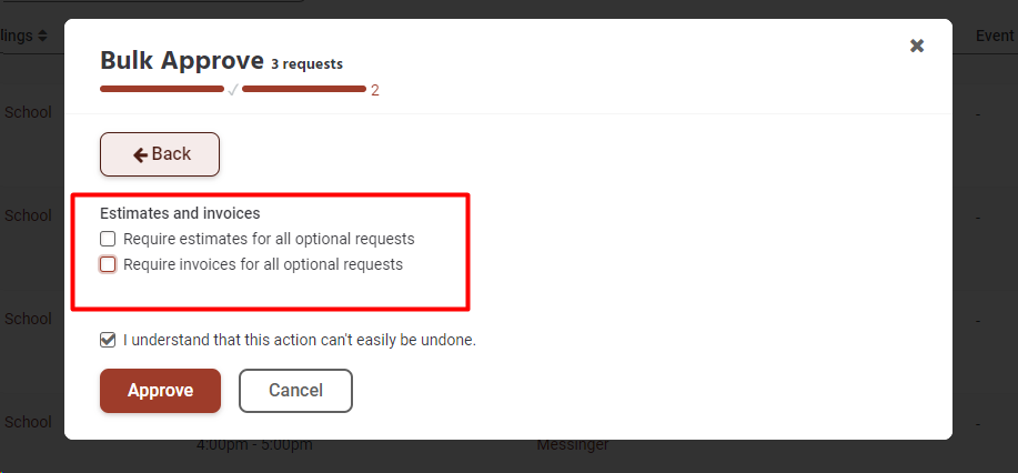 Bulk Approving Schedule Requests – Help Center - Facilities Management ...