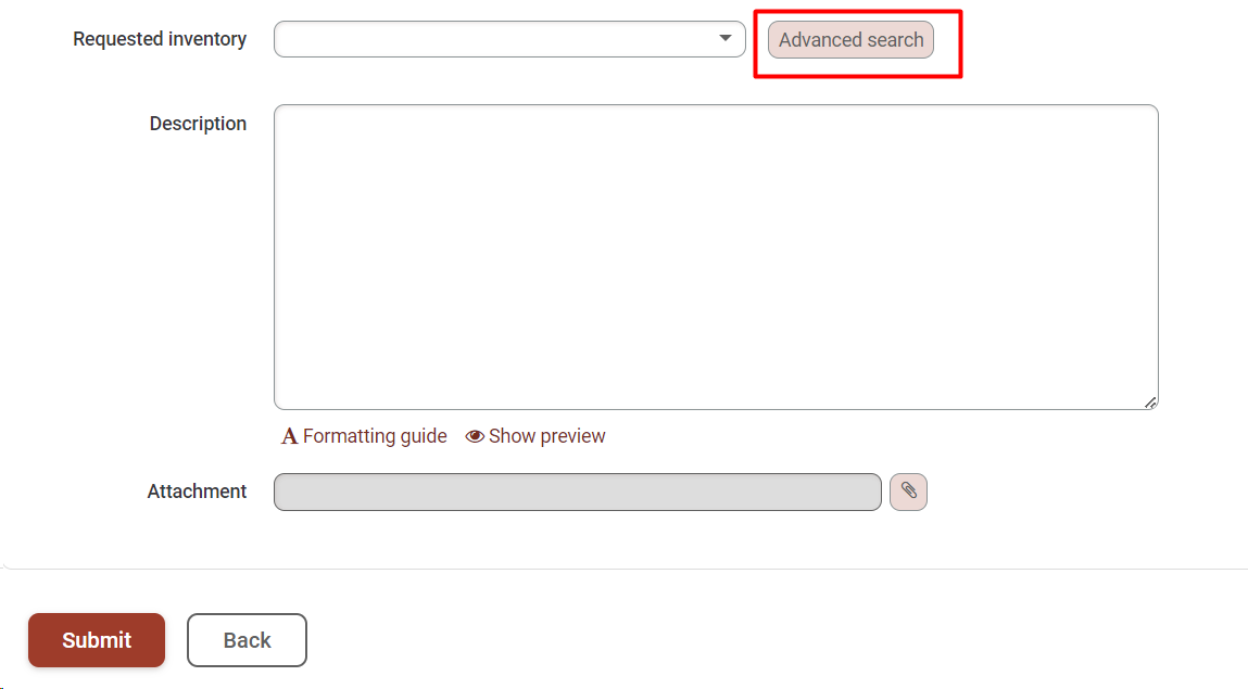 Inventory Images – Help Center - Facilities Management eXpress