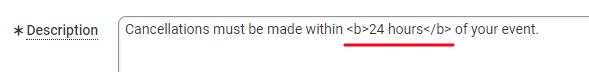 Read-Only HTML Formatting – Help Center - Facilities Management eXpress