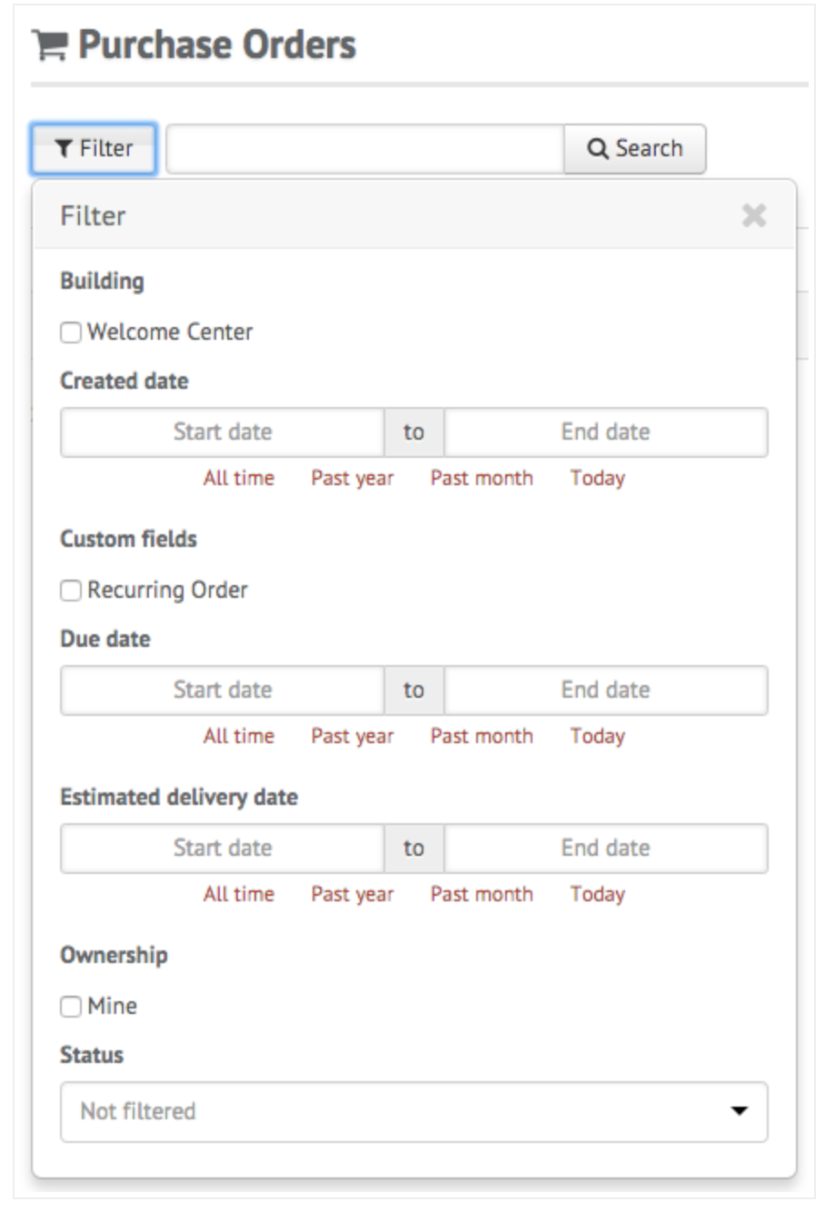 How to filter your calendar/grid view – Help Center - Facilities ...