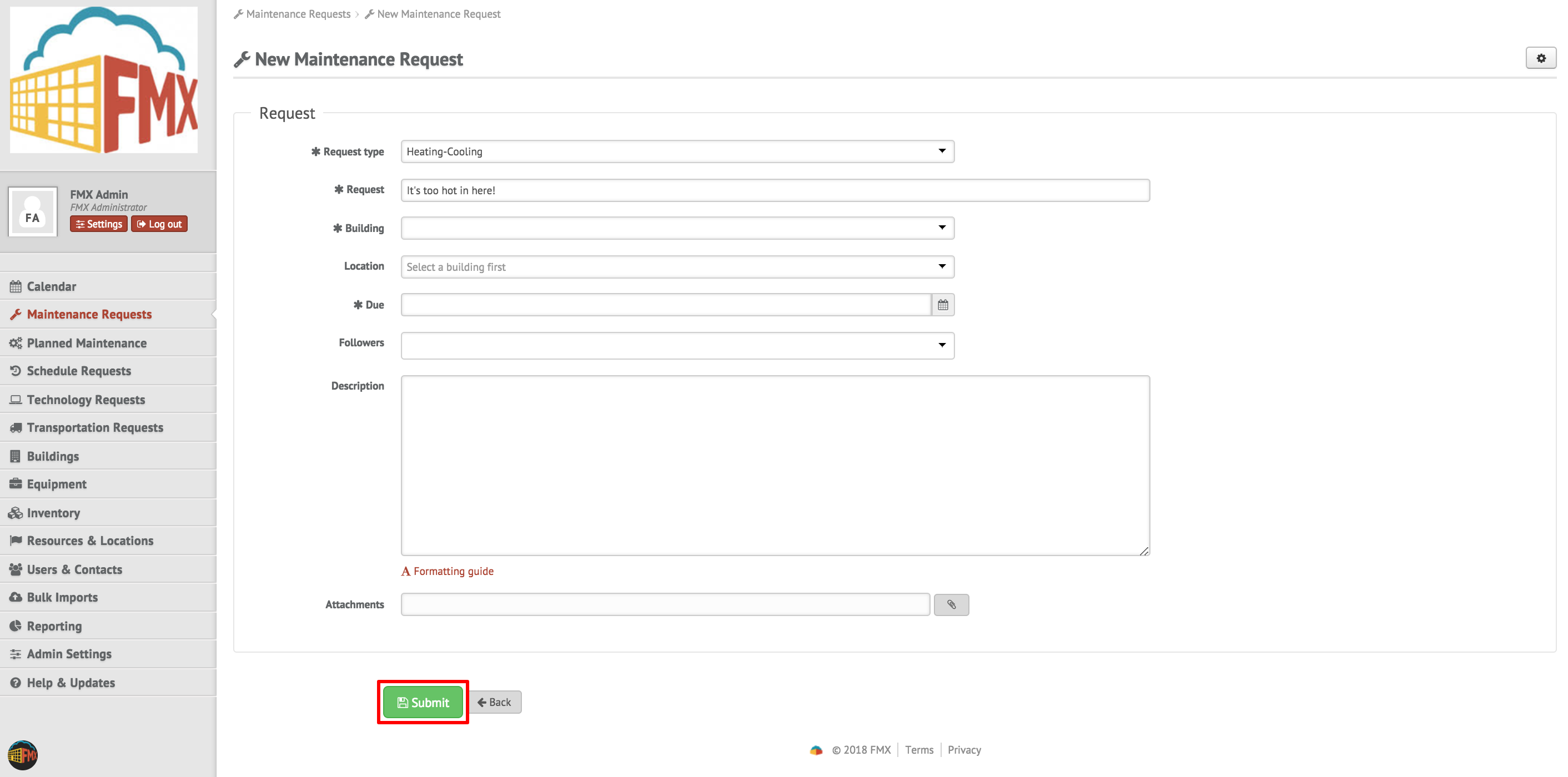 FMX Requester Maintenance, Technology, or Custom Work Request Training ...