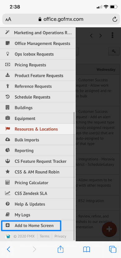 How to add an FMX Icon to Your Smartphone's Home Screen – Help Center ...