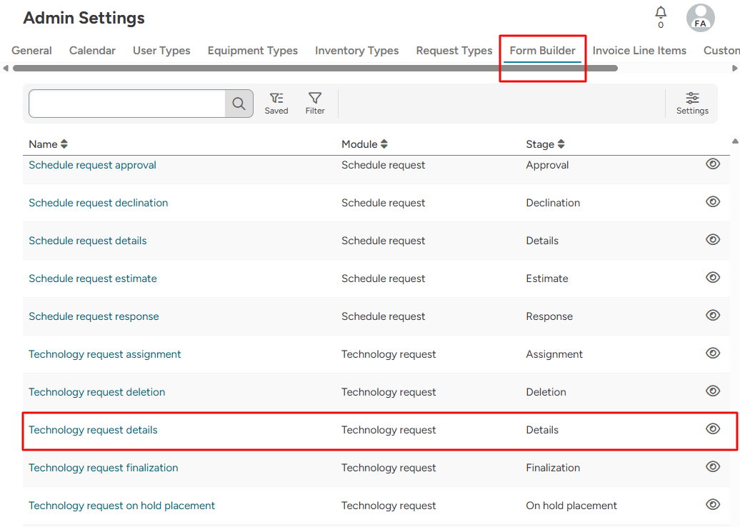 Read-Only HTML Formatting – Help Center - Facilities Management eXpress