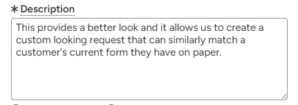 Read-Only HTML Formatting – Help Center - Facilities Management eXpress