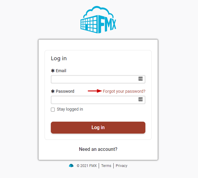 Change or Reset your FMX Password – Help Center - Facilities Management eXpress